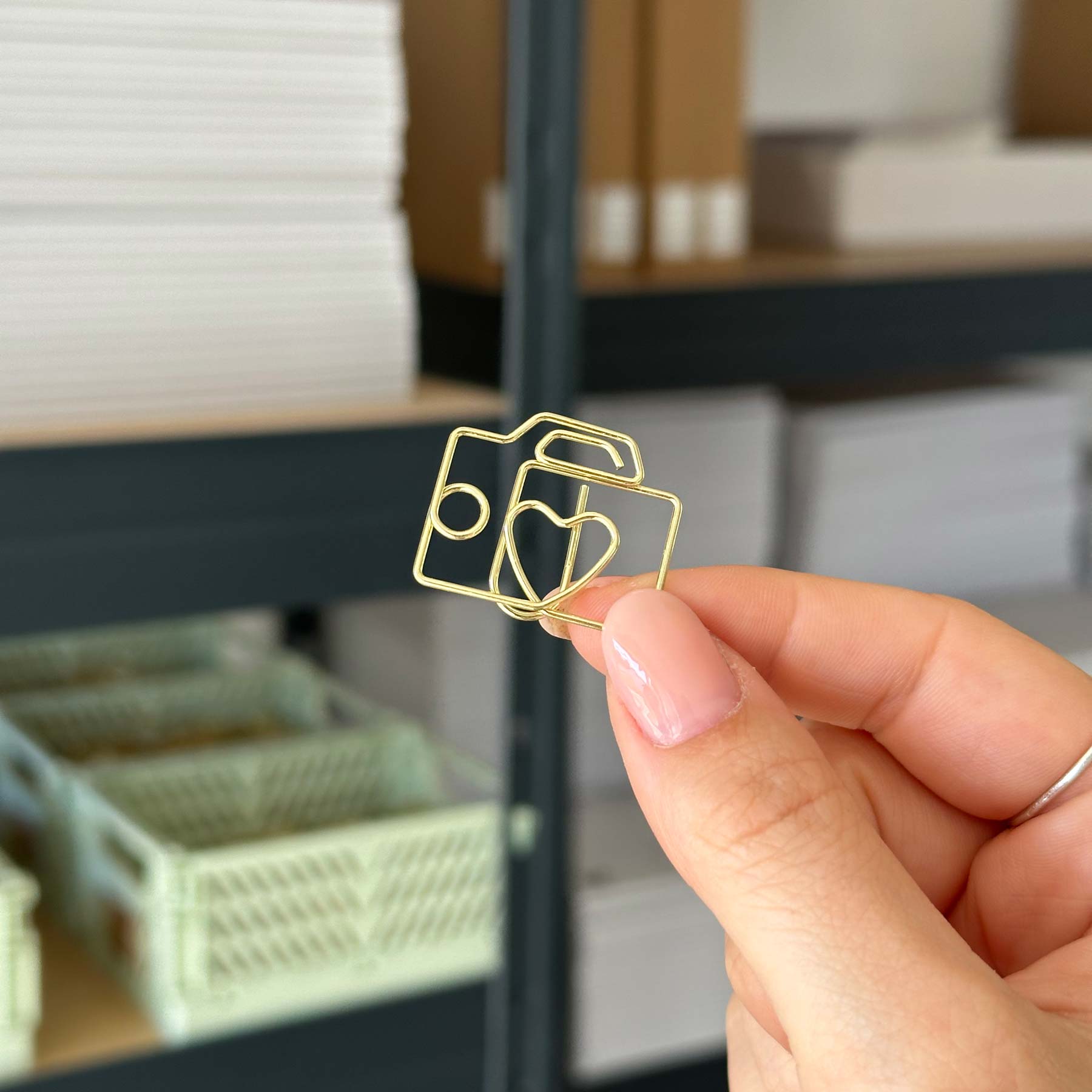Camera paper clips - Gold - 5 pieces – koko & lynn